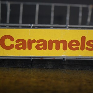 Vintage 1950s Kréma Candy Display Basket, Metal Advertising Rack for ...