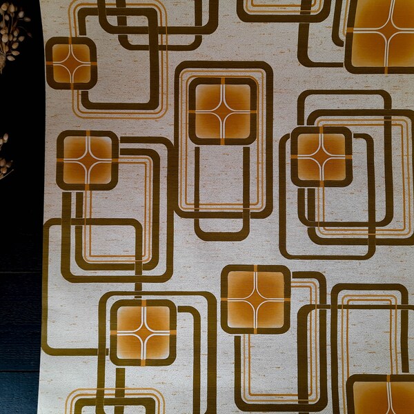 Retro Wall Paper - Etsy