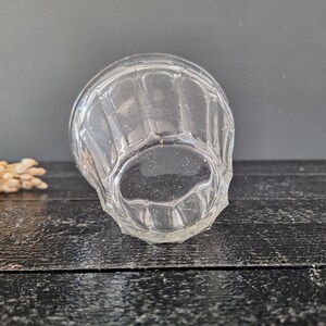 French Antique Glass Jam Jar, Conical Jam Pot Ribbed Blown Glass Jelly ...