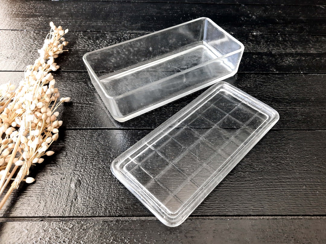 Large Rectangular Refrigerator Glass Box, Glass Food Keeper, Container ...