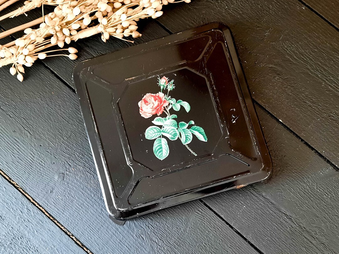 French Square Enamel Trivet for Hot Dishes Kitchen Hot Plate Holder ...