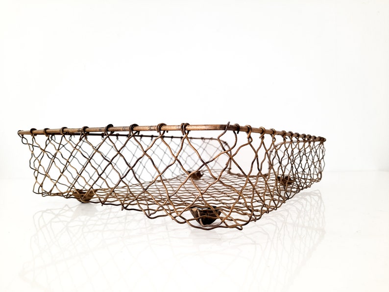 Gold Wire Paper Tray Filing Tray Wire Basket Office Tray - Etsy