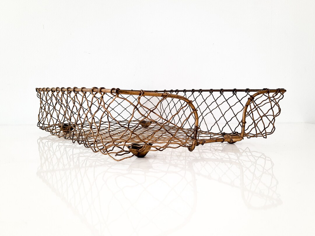 Gold Wire Paper Tray Filing Tray Wire Basket Office Tray - Etsy