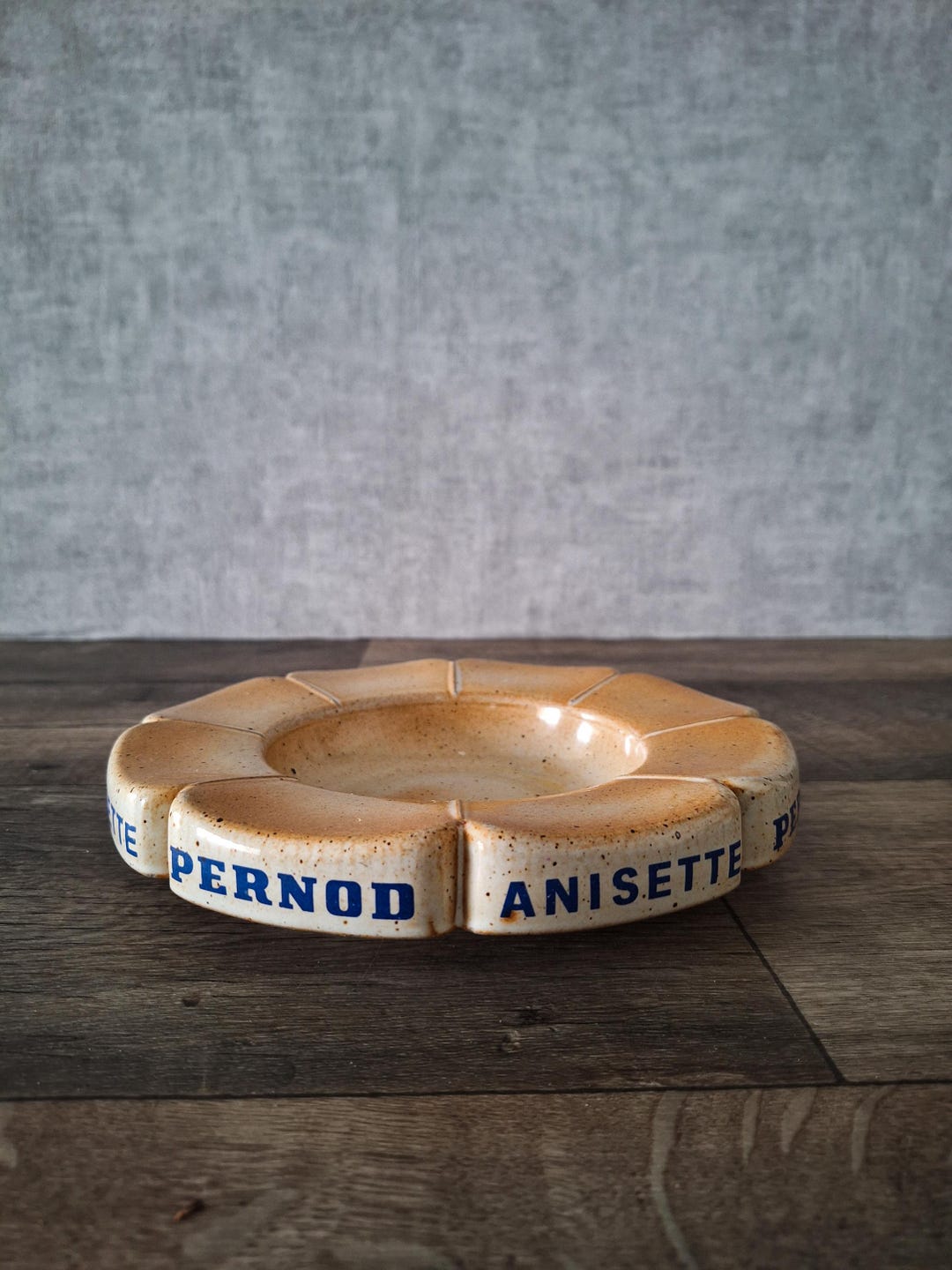 Rare Vintage Pernod Anisette Ashtray, French Grès Du Marais Stoneware ...