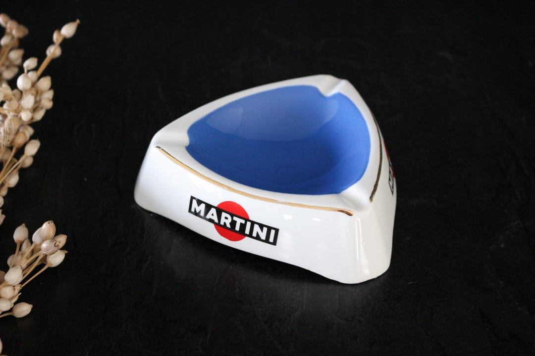 Vintage Ashtray Martini Retro Ashtray Gifts for Smokers, Ceramic ...