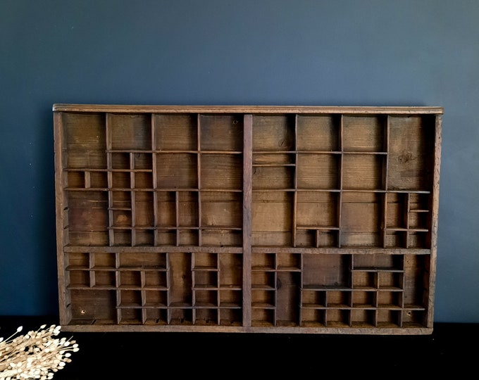 Extra Large Wooden Printer Drawer Letterpress Tray Wood Letterpress ...