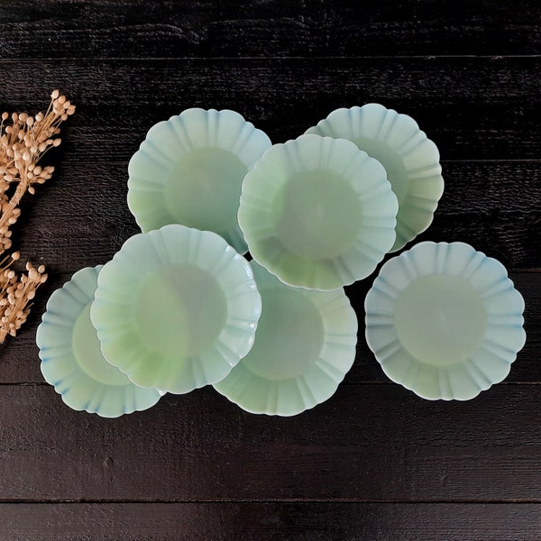 Jade Glass Dinner Set - Etsy