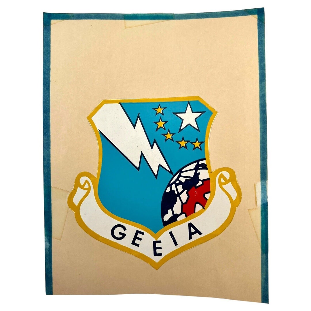 VTG 1960s USAF Ground Electronics Engineering Installation Agency GEEIA ...