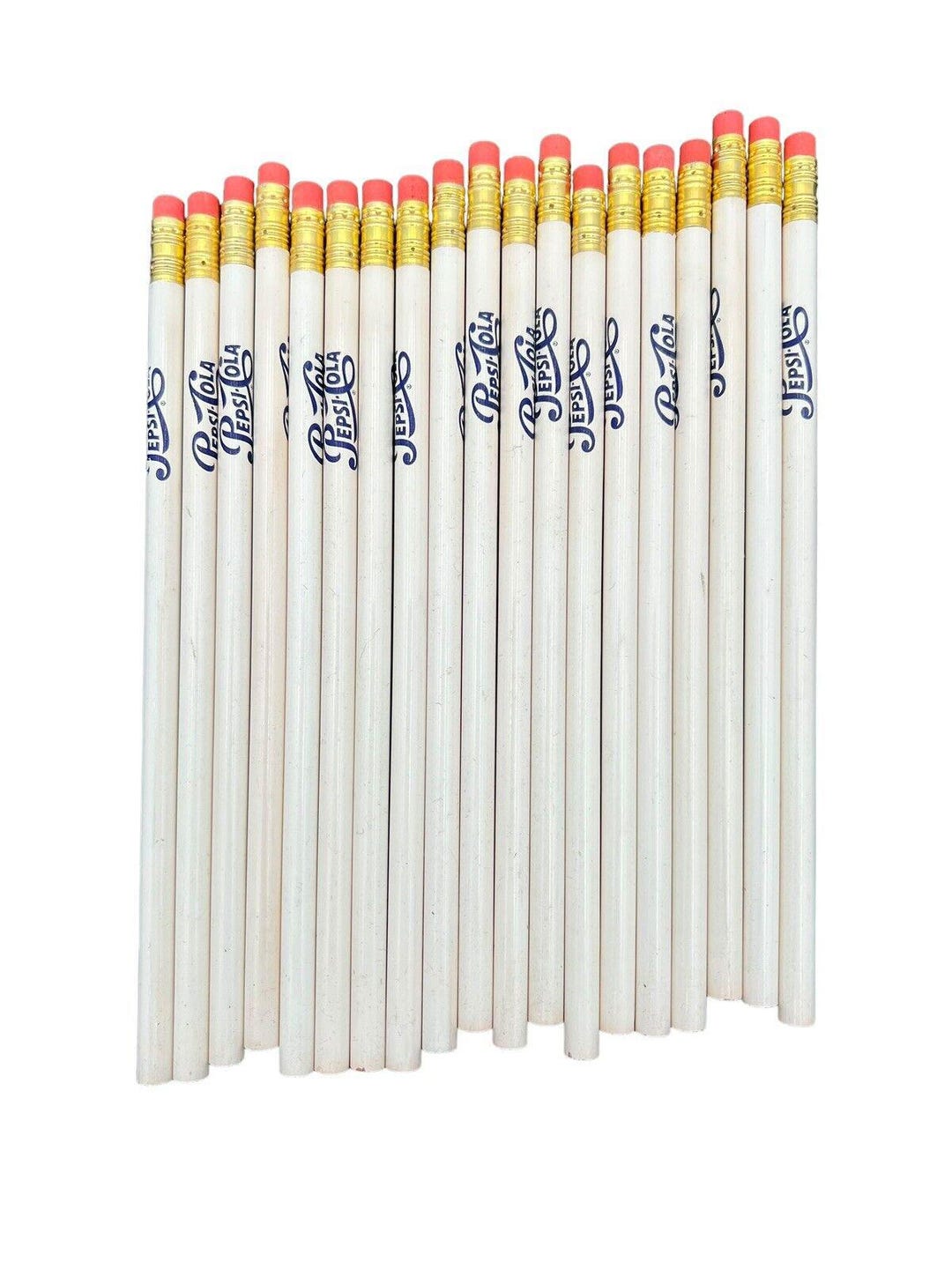 Vintage Pepsi-cola Pencil Set 19PC Collectible Memorabilia White Unused ...