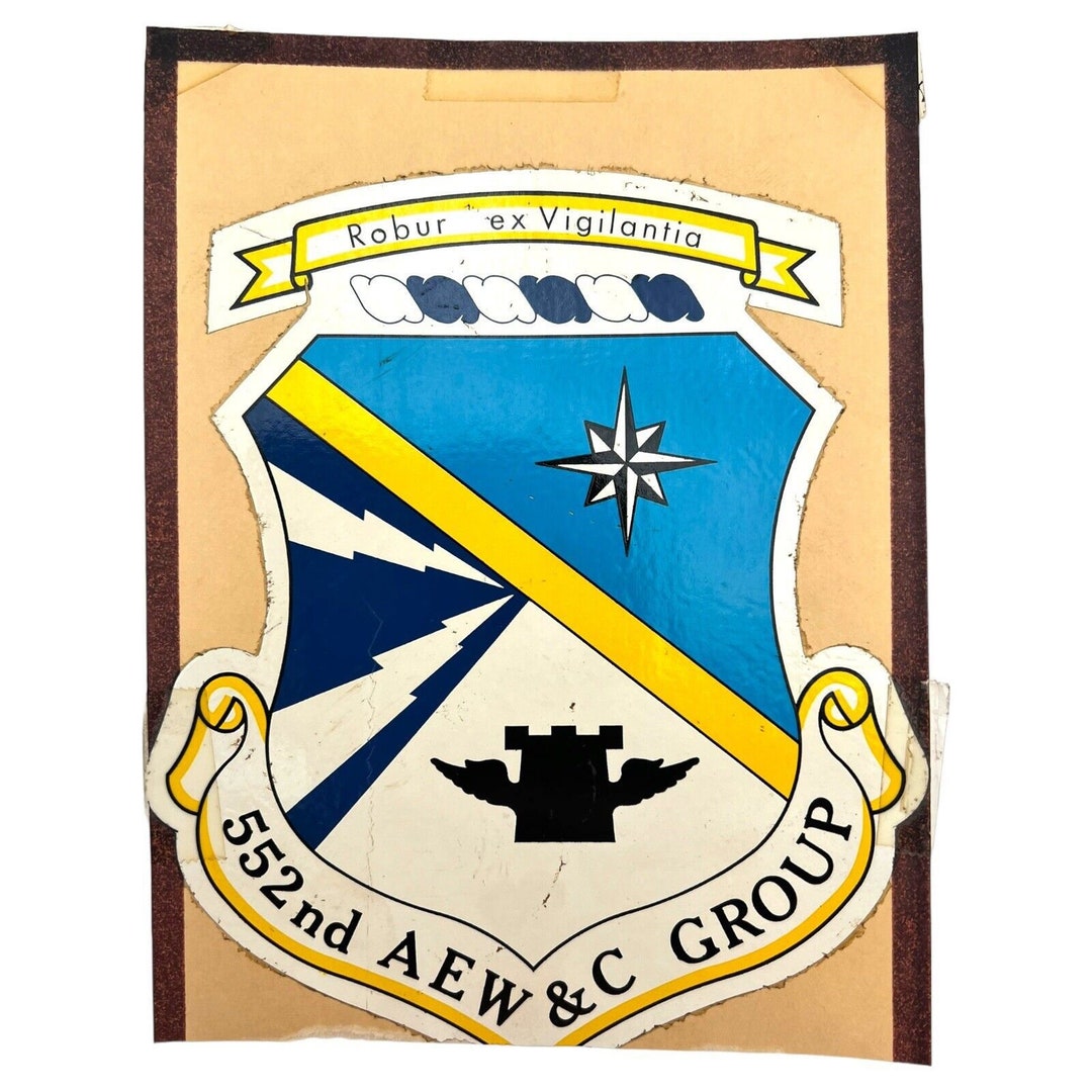 VTG 1970s 552nd Airborne Early Warning and Control Wing AEW&C Group ...