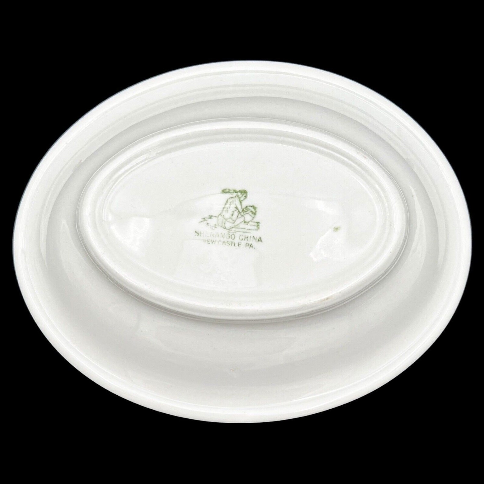 Vtg 1920-50S Shenango China Usa Restaurant Ware Northern Dogwood Oval ...