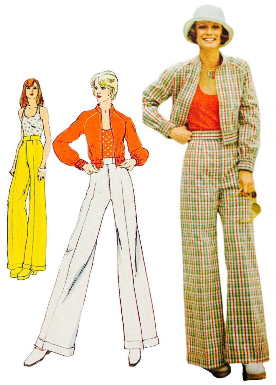Vintage ©1973 Simplicity Sewing Pattern Juniors' Contemporary Fashion ...