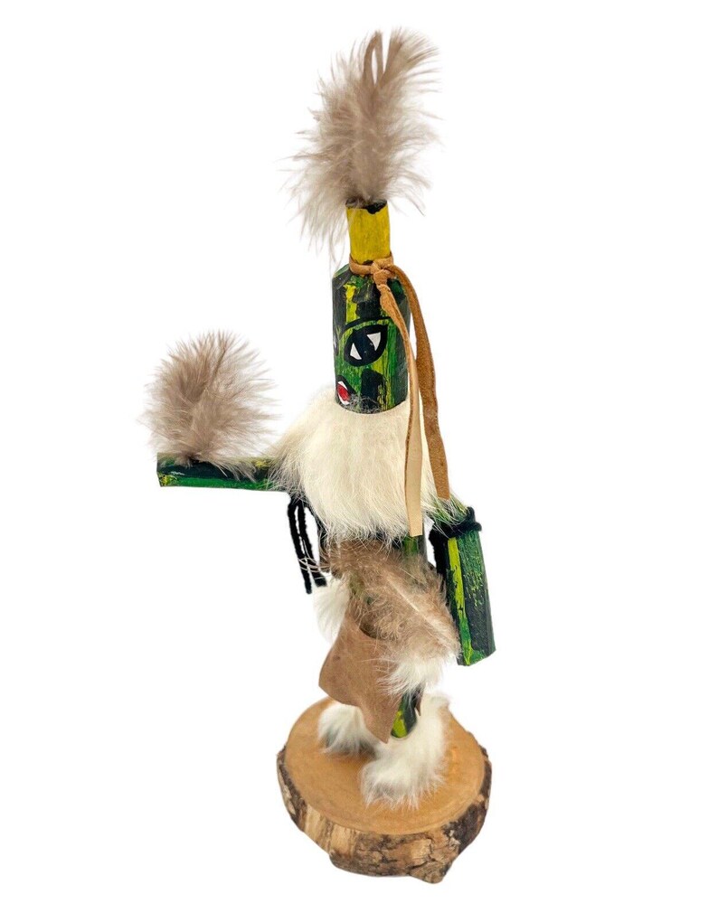 Vintage Signed "nelson" Hopi Patung Squash Kachina Katsina Doll Holding ...