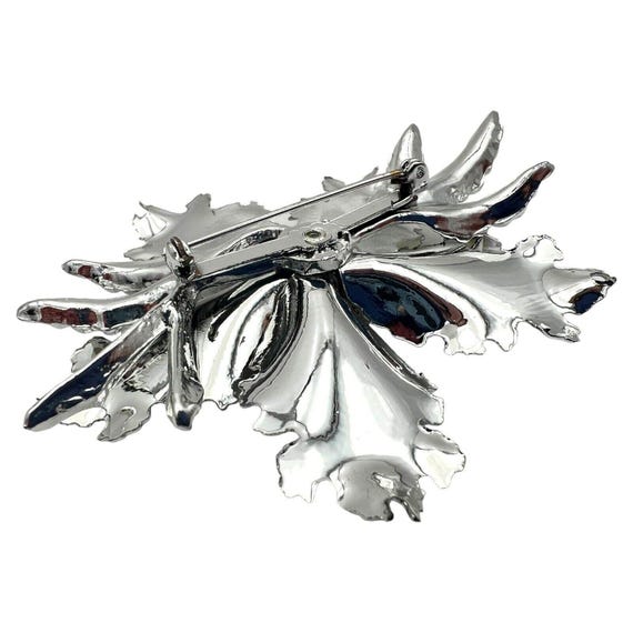 Vtg 1960S Pakula Jewelry Co Hibiscus Flower Silver Br… - Gem