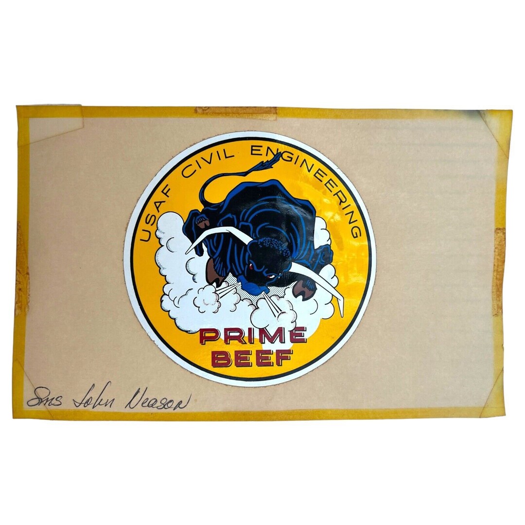 VTG 1970s US Air Force Prime Base Engineer Emergency Force sms Neason ...