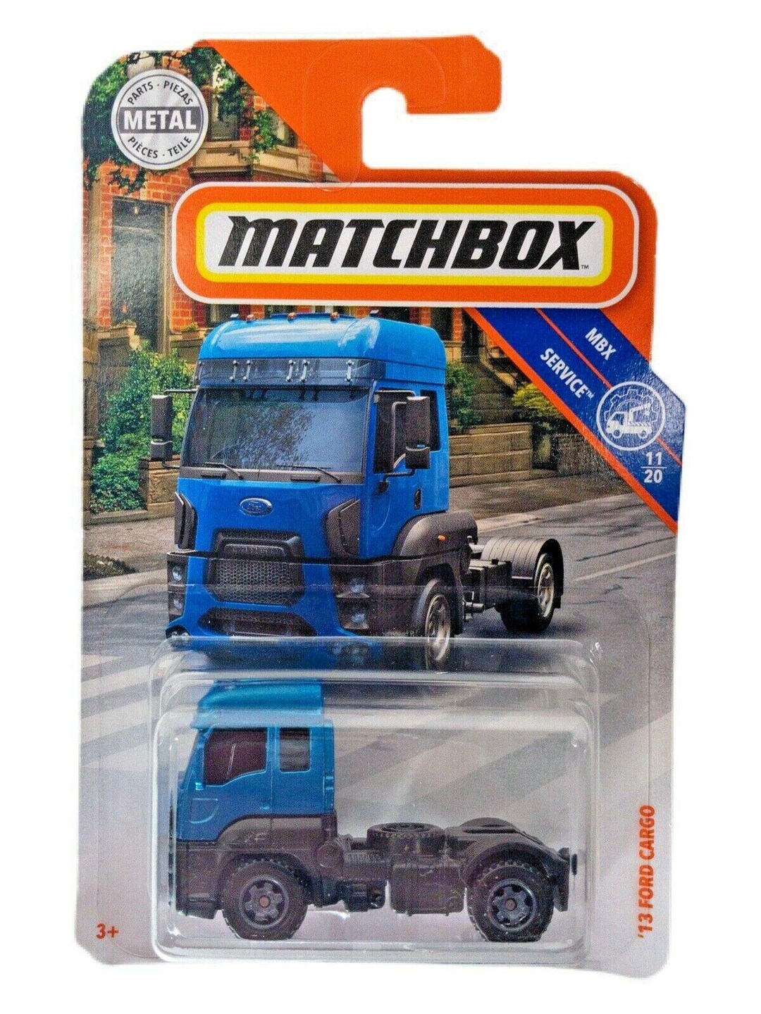 2018 Mattel Matchbox Car '13 Ford Cargo 37 MBX Service 11/20 FHH71-4B10 ...
