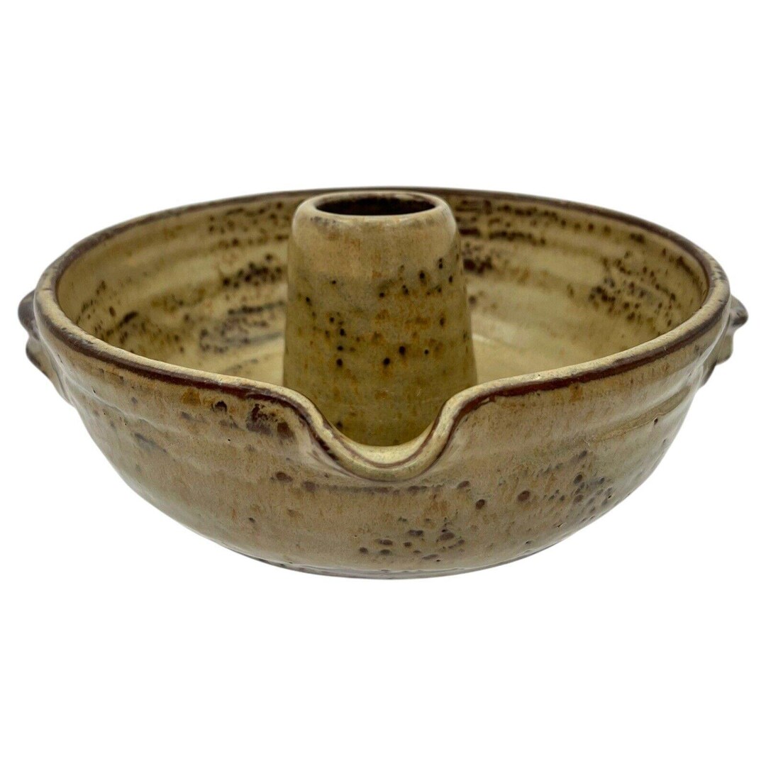 Artist Signed Frank Stewart Pottery CHICKEN BAKER Earthenware ...