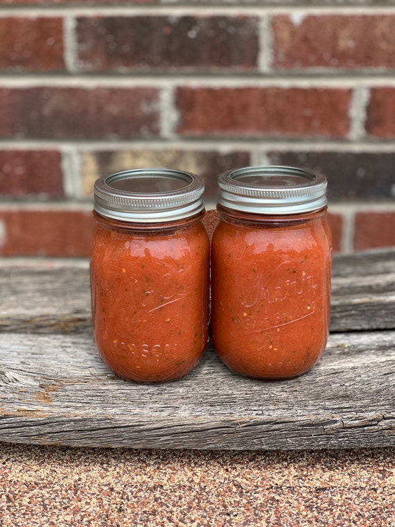 Salsa Farm Fresh Salsa Fresh Garden Salsa Homegrown | Etsy