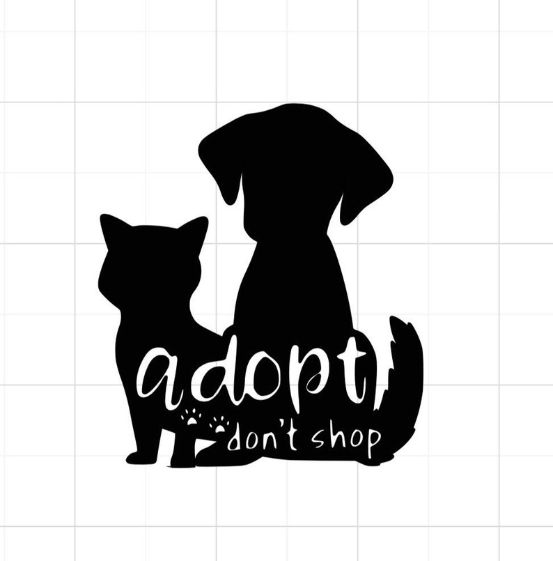 Adopt Don't Shop SVG - Pet Adoption SVG - Adopt Don't Shop - Etsy