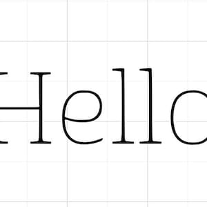 Hello SVG - Block Lettered Hello SVG - Hello - Etsy