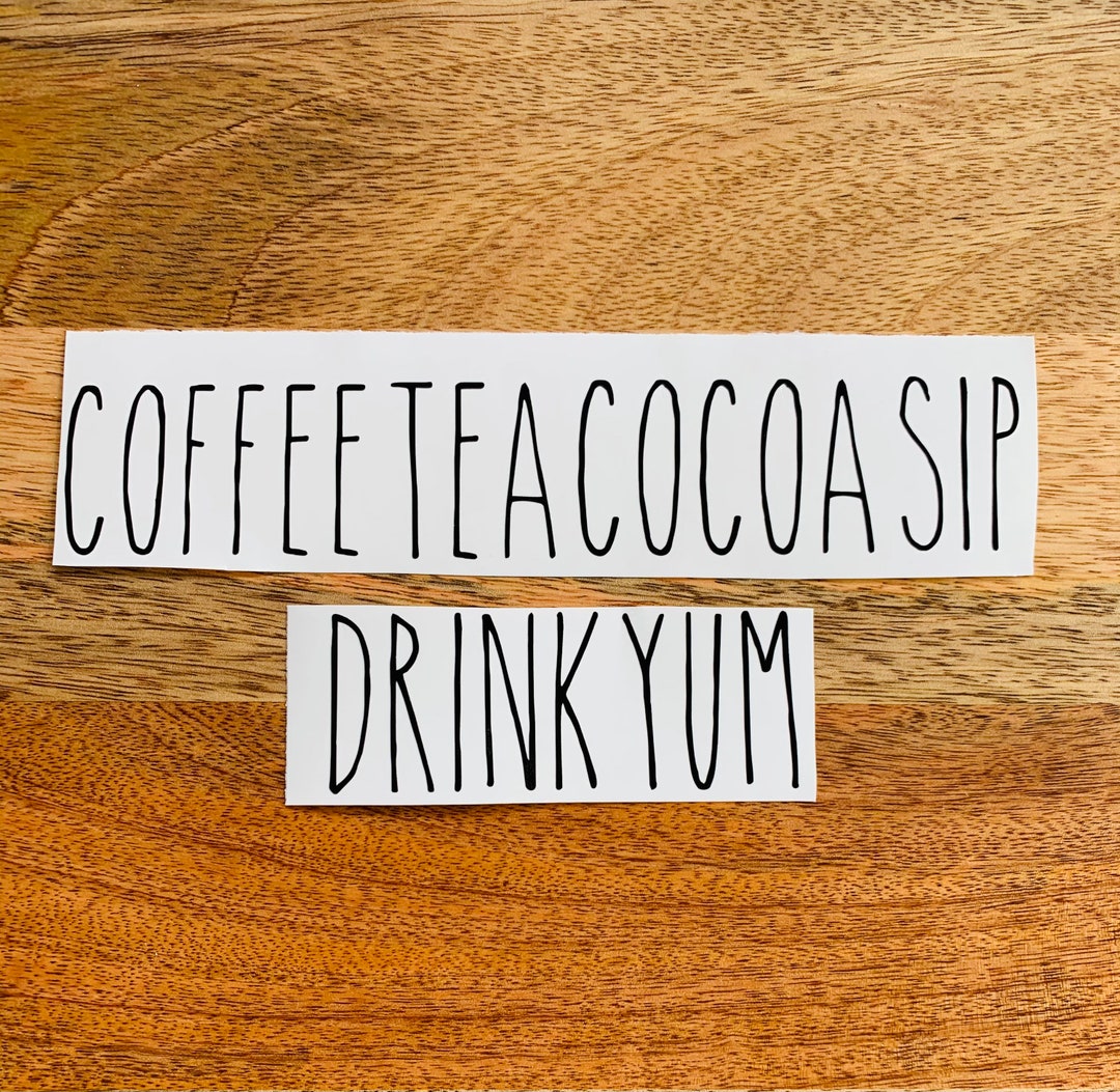 Rae Dunn Inspired Farmhouse Decals - Farmhouse Decals - Rae Dunn Coffee ...