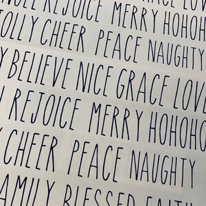 Rae Dunn Inspired Farmhouse Ornaments Farmhouse Ornament Decals - Etsy