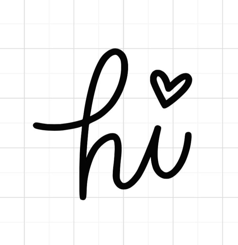 Hi SVG Hi - Etsy