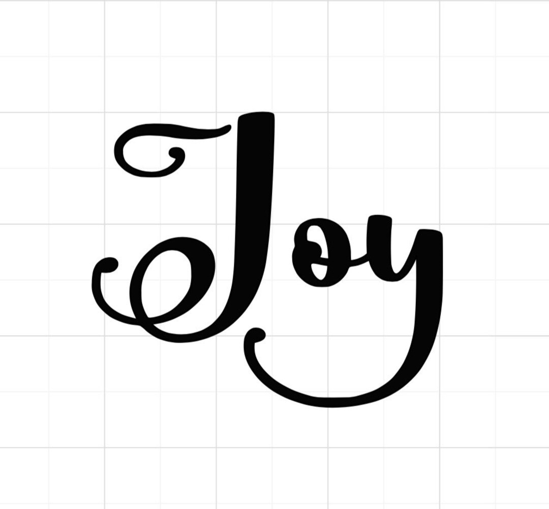 Joy SVG - Joy Christmas SVG - Christmas Joy SVG - Joy - Etsy