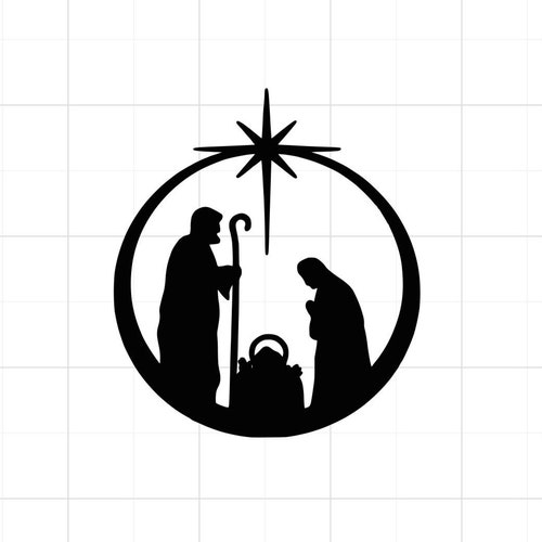 Christmas Nativity SVG Christmas Nativity Cut File - Etsy