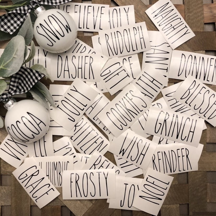 Rae Dunn Inspired Farmhouse Decals Farmhouse Decals Rae | Etsy