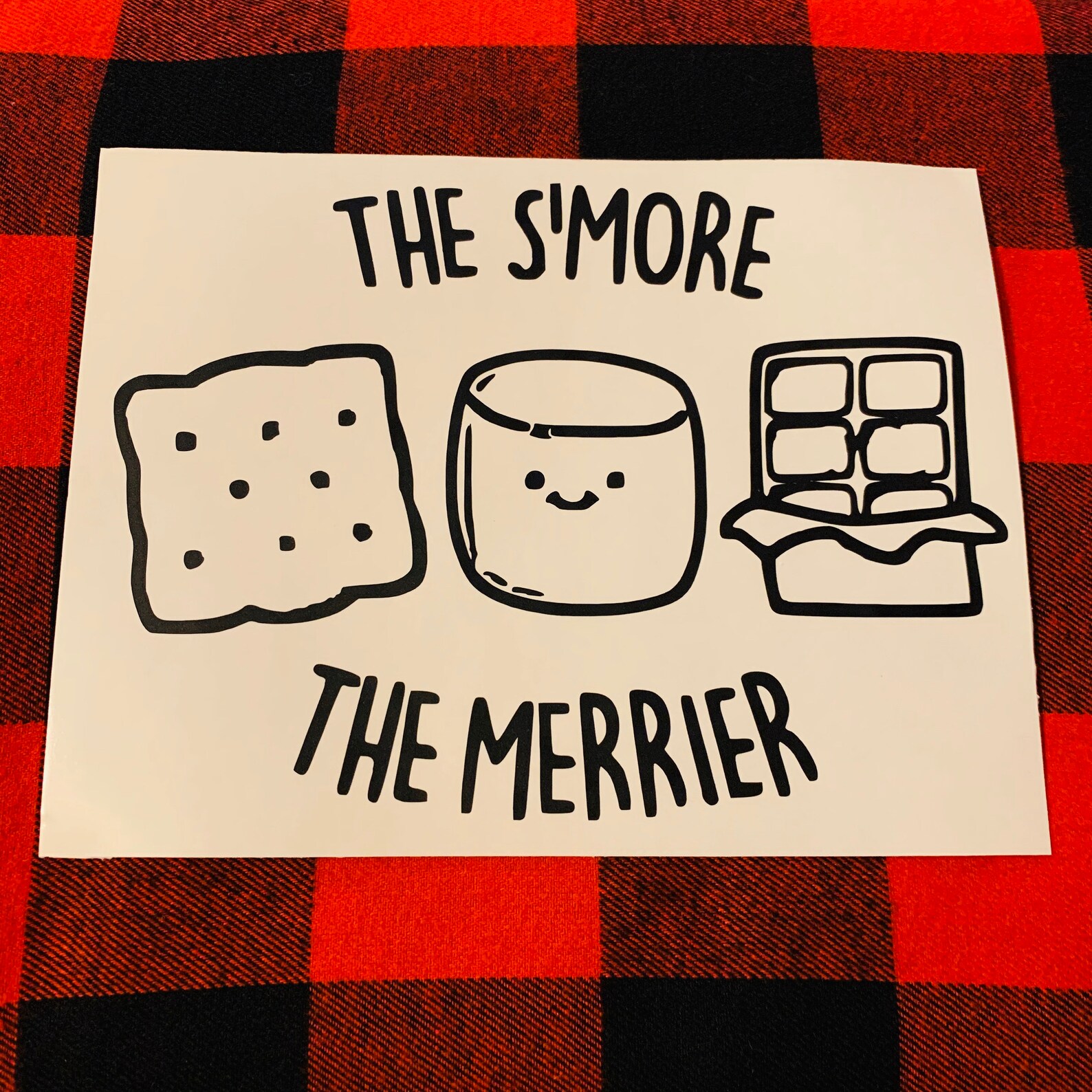 S'mores Sign S'mores Decal the S'more the | Etsy