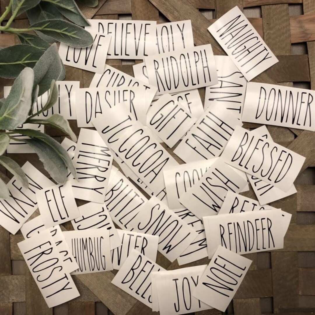 Rae Dunn Inspired Farmhouse Decals - Farmhouse Decals - Rae Dunn - ANY ...