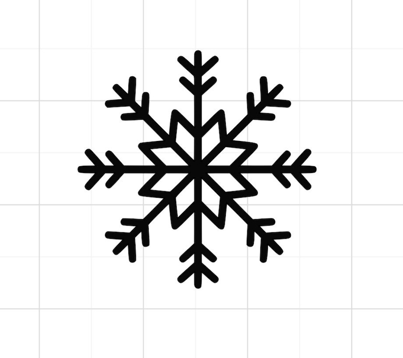 Flocon de neige SVG Flocons de neige SVG Snow SVG | Etsy