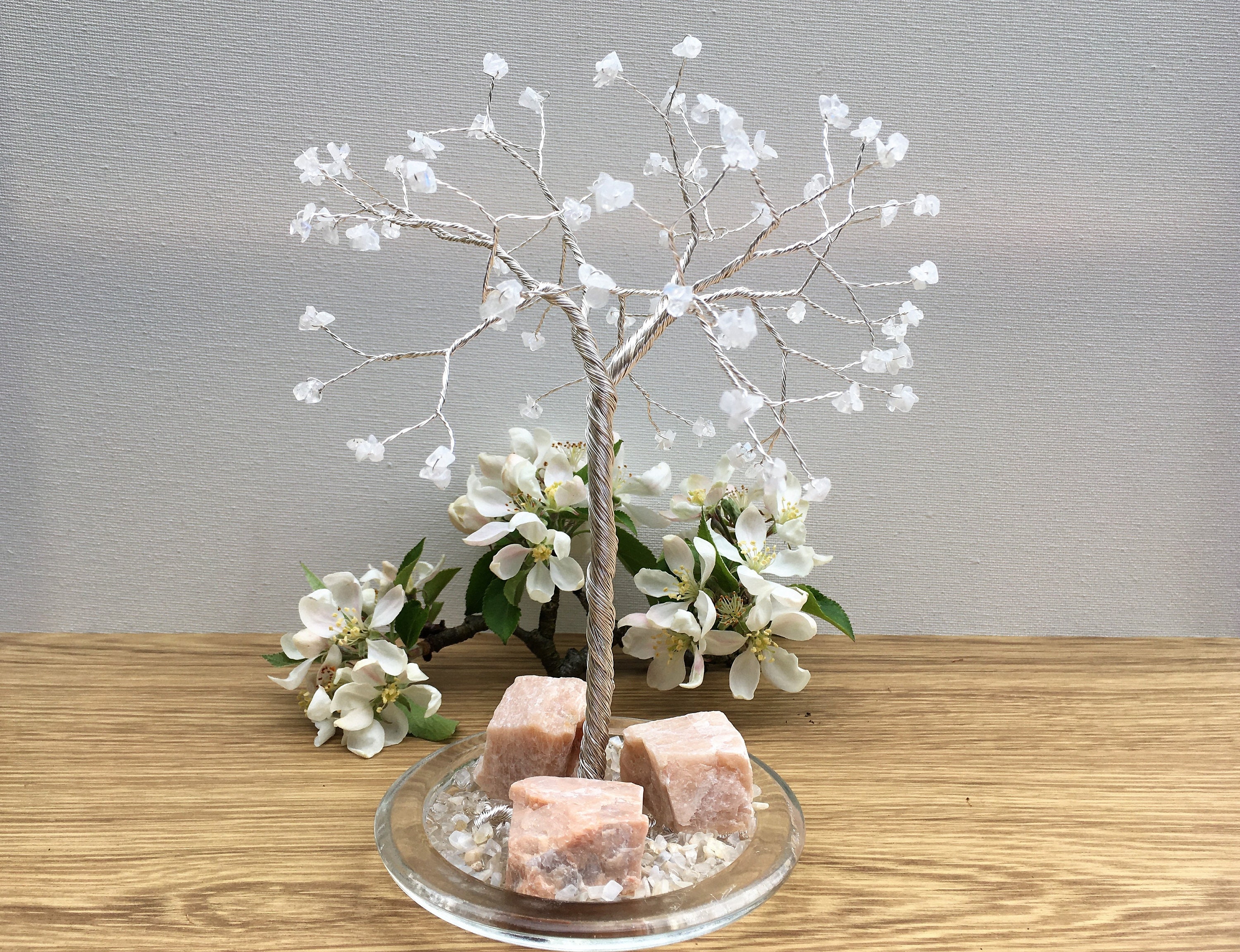 June Birthstone Gift. Moonstone Gemstone Tree. Large Gem - Etsy UK