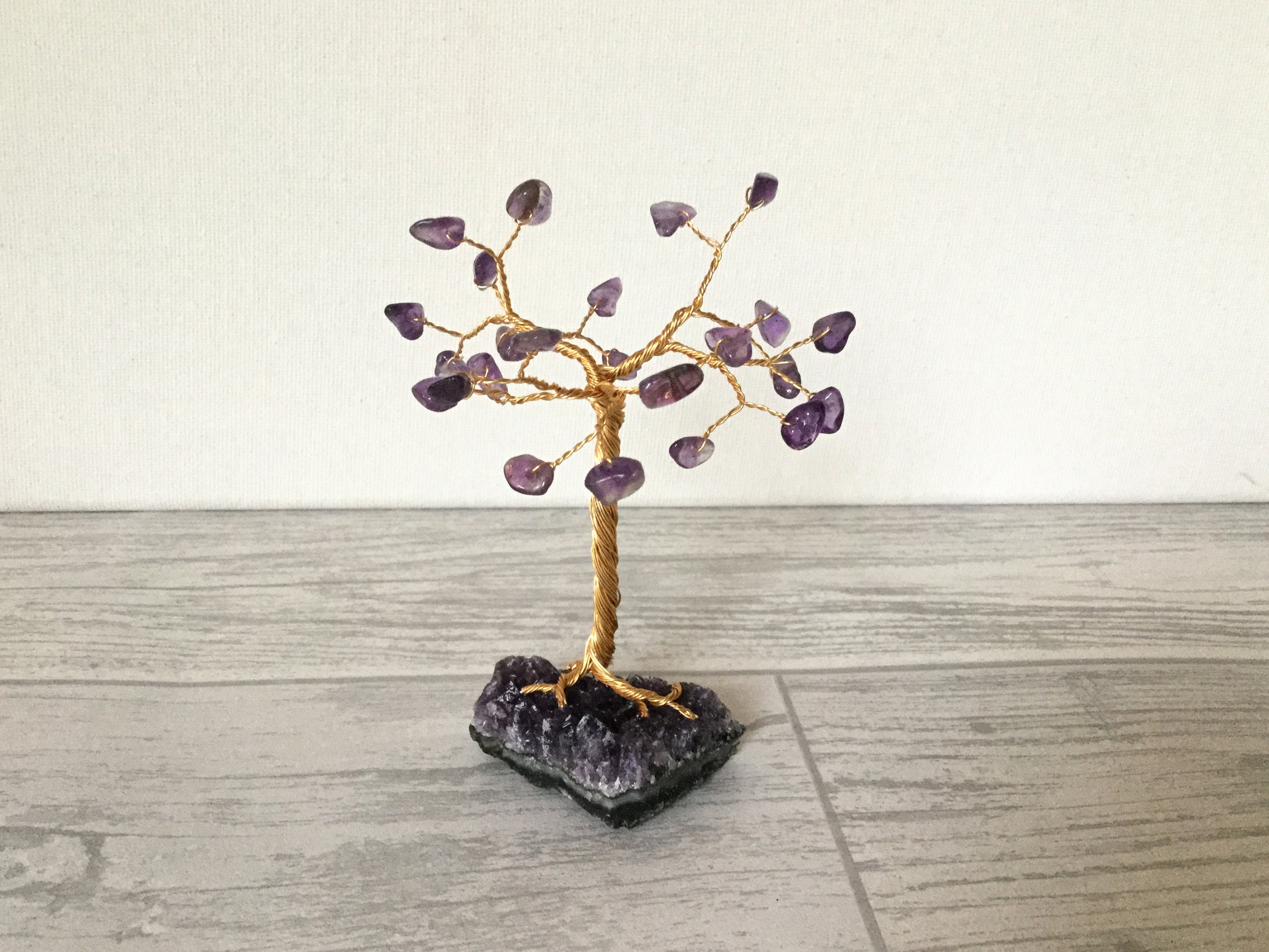 Housewarming Gift. Mini Tree Sculpture February birthstone | Etsy