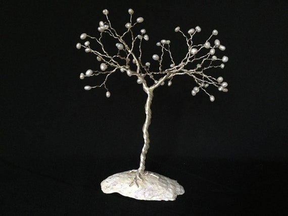 Pearl Tree Sculpture. Pearl wedding anniversary gift 30th | Etsy