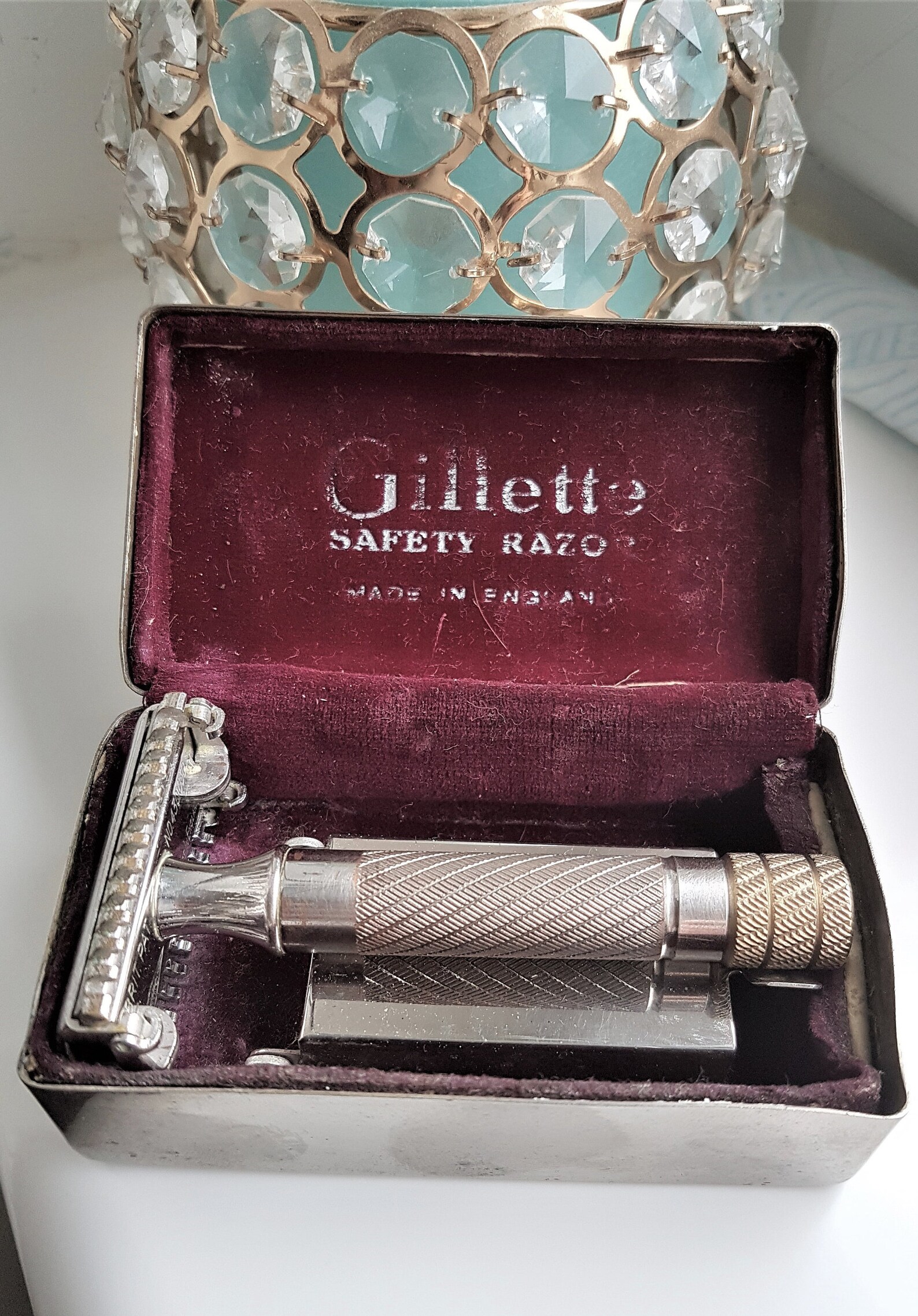 Gillette Aristocrat 15 razor 1st generation 1938 OC set | Etsy
