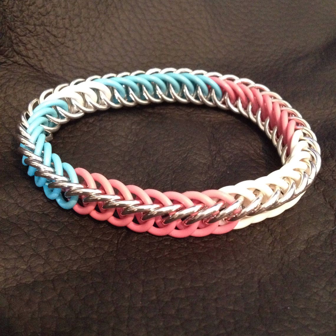 Trans Pride Bracelet Transgender Flag Colours Stretchy - Etsy