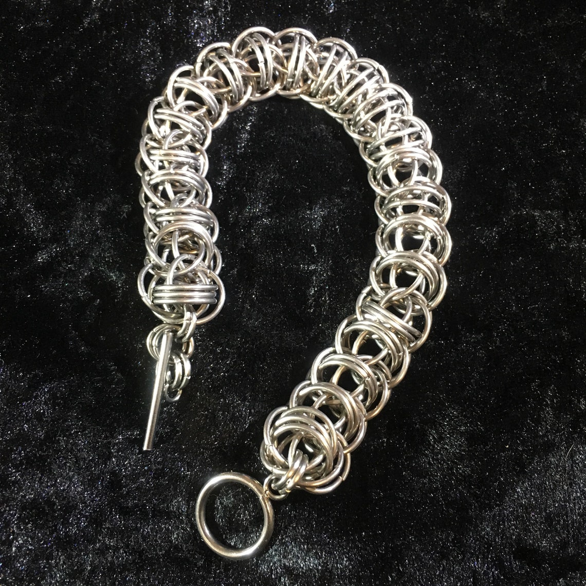 Chunky Chainmaille Bracelet Stainless Steel Chainmaille - Etsy