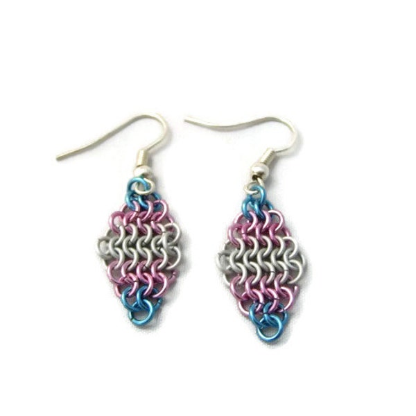 Chainmaille Earrings - Etsy