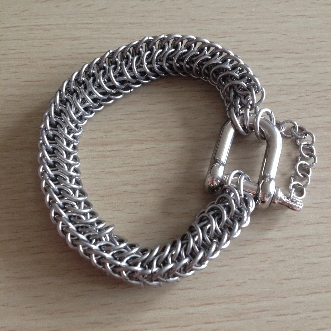 Dragonback Chunky Bracelet Heavy Stainless Steel Bracelet wristbreaker ...