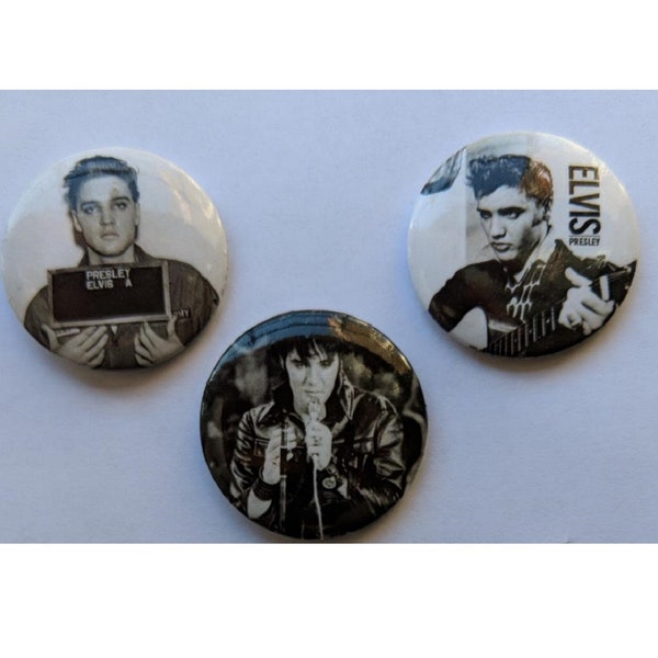 Elvis Presley Buttons - Etsy