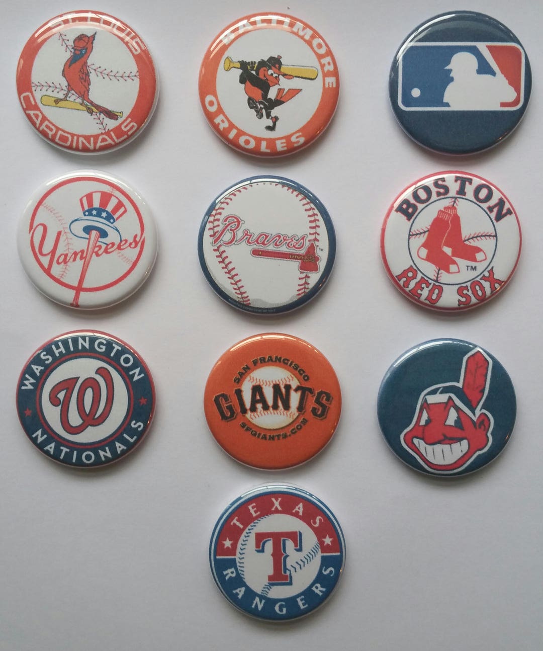 1.25" Handmade Pinback / Fridge Magnet/ Flatback / Loopback Buttons or ...