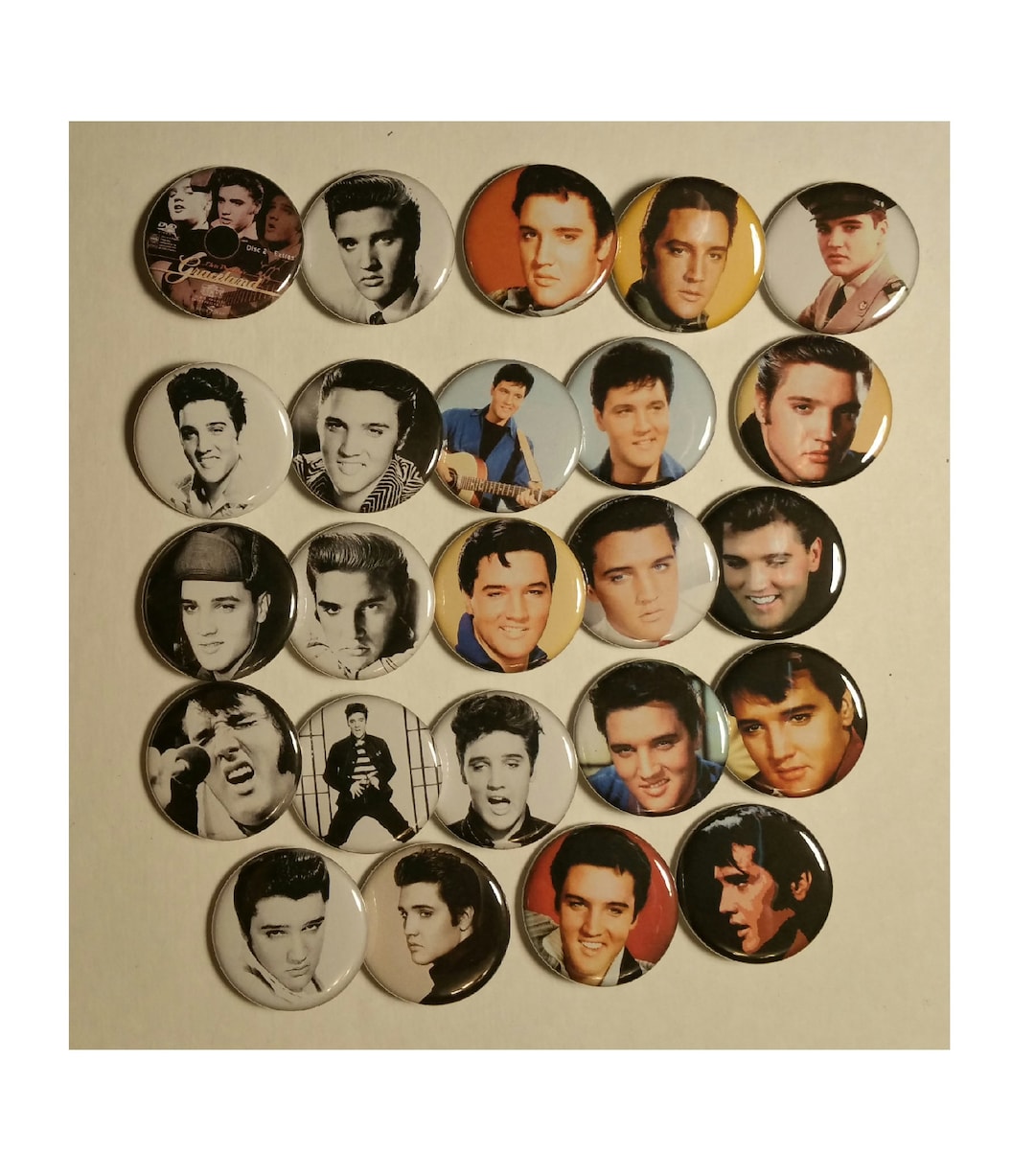 1.25" Handmade Pinback / Fridge Magnet / Flatback / Loopback Buttons ...