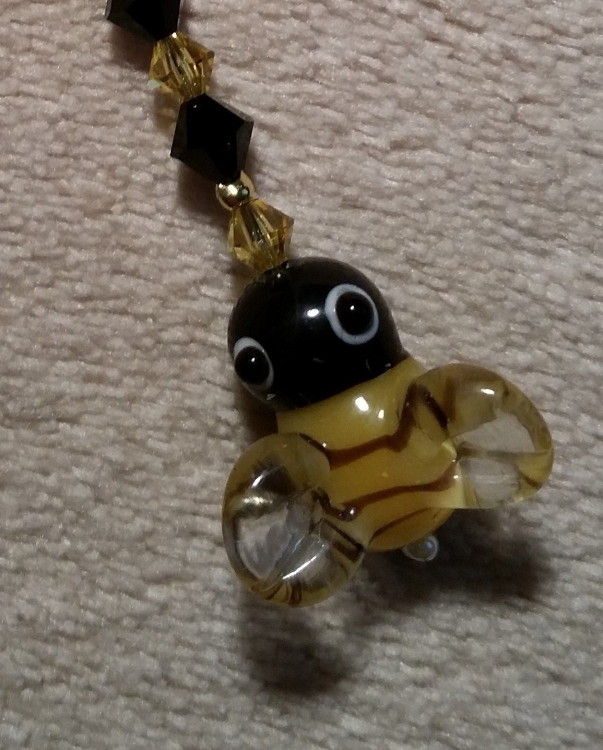 Scissor Fob Bumble Bee and Swarovski Crystals - Etsy
