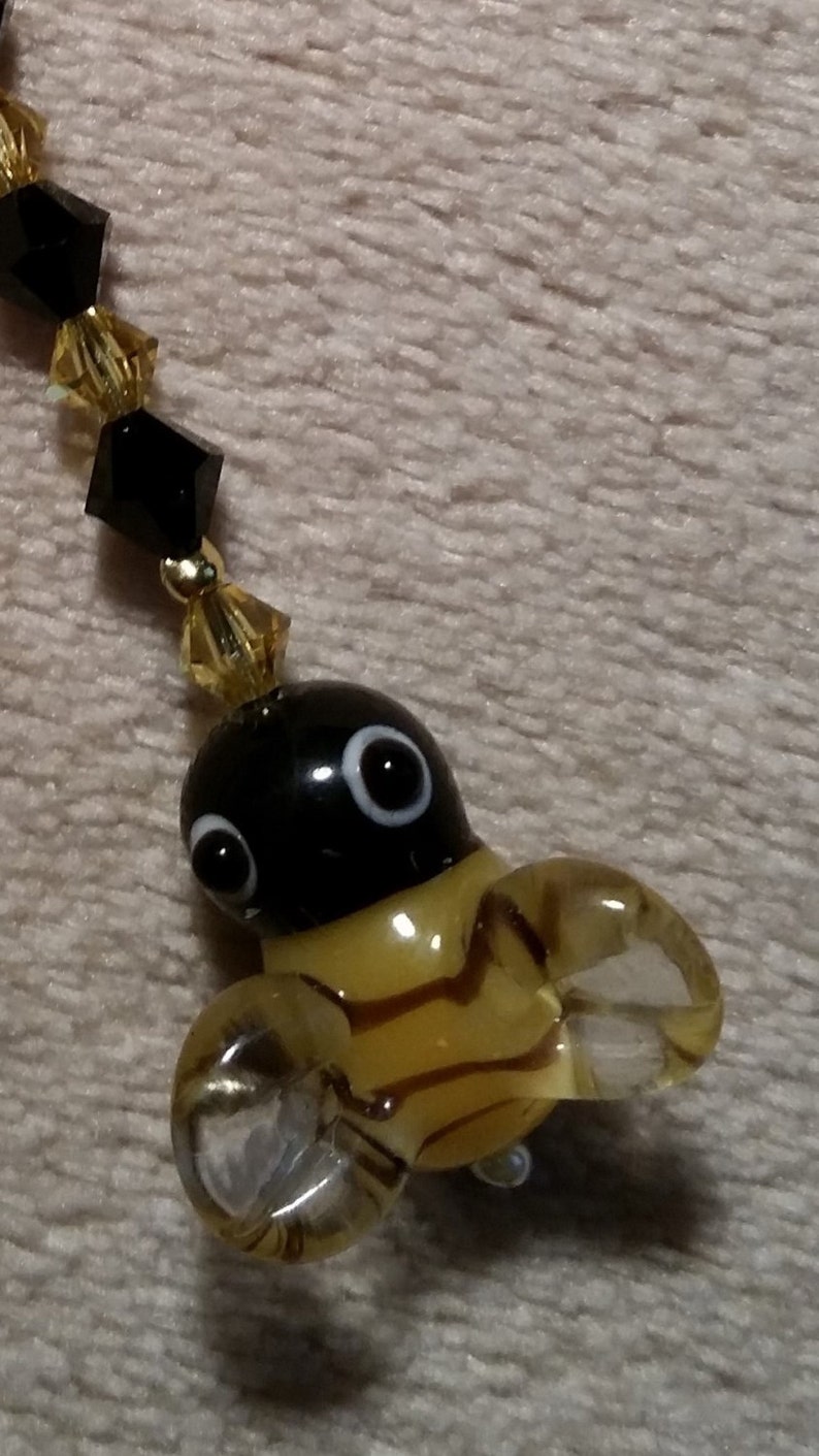 Scissor Fob Bumble Bee and Swarovski Crystals - Etsy