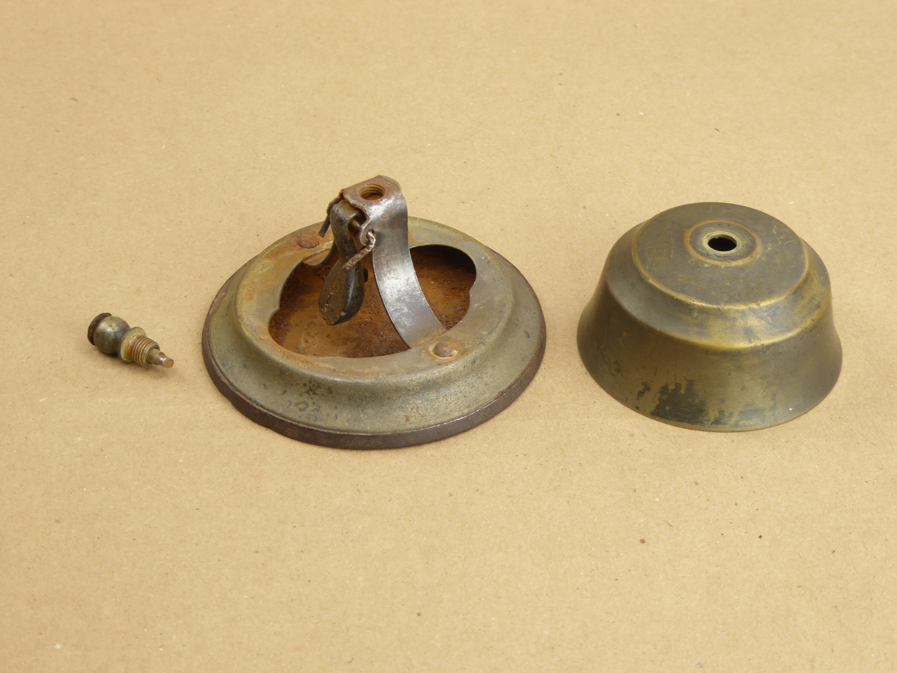 Vintage Bronze Service Bell Front Desk Bell Ring Bell for Help Order up ...