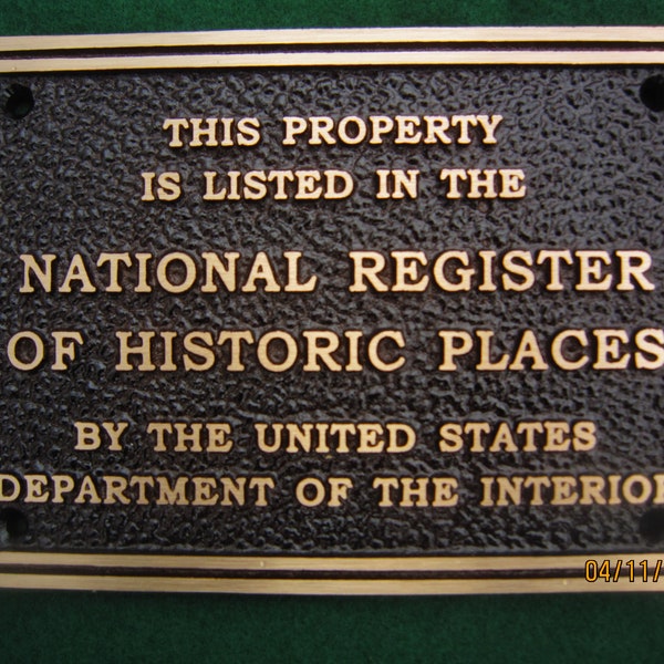 Historic Home Plaque - Etsy