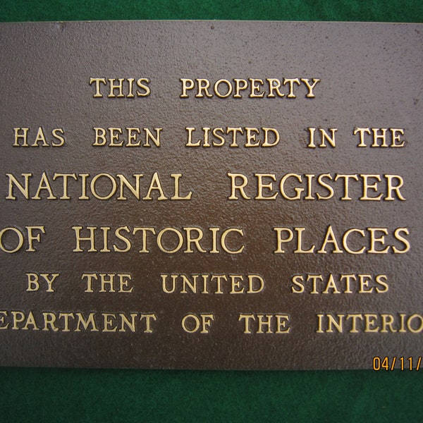Historic Home Plaque - Etsy