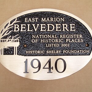Building Established Plaque 10 X 7 Custom Bronze Plaque Includes 140 ...